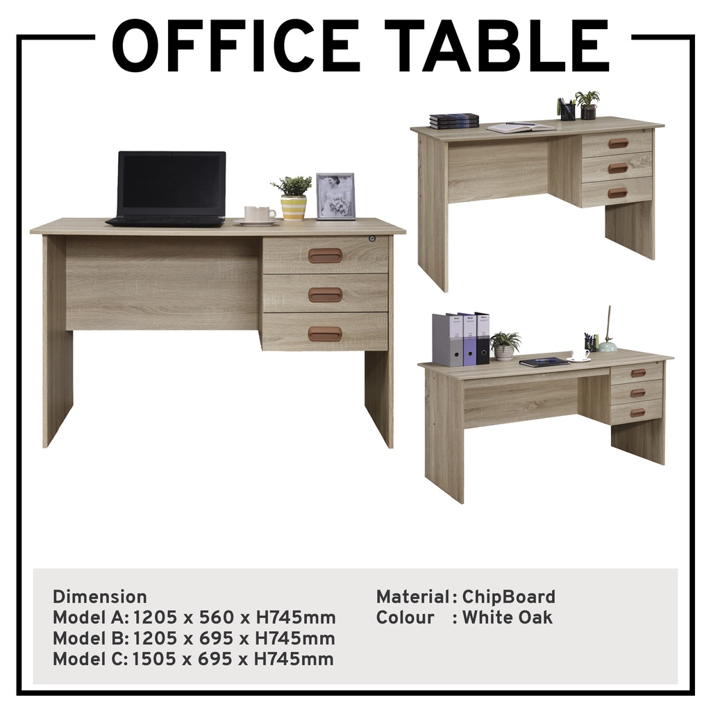 Office Table Study Table Writing Desk Study Desk Writing Table 4ft ...