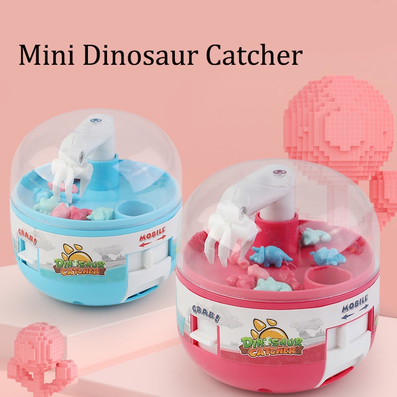 Children's Toy Mini Dinosaur Machine Capsule Toy Scratch Music Gashapon ...