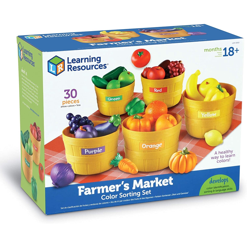 Learning Resources Farmers Market Color Sorting Set ($5 cash back for ...
