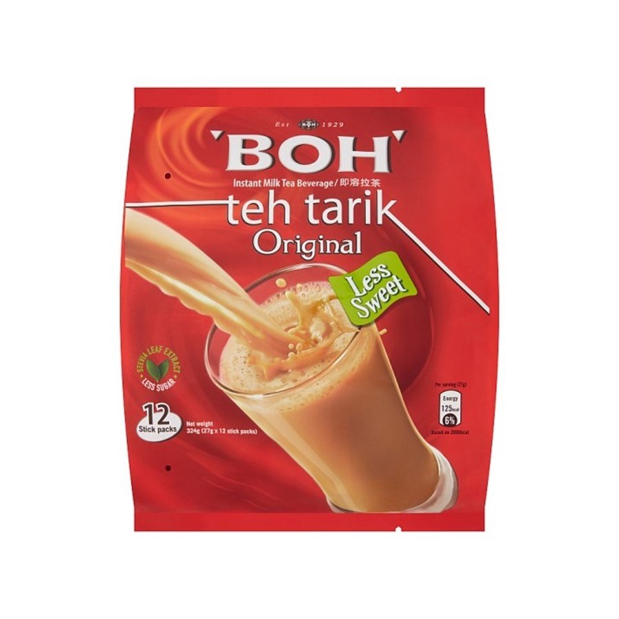 BOH Teh Tarik Less Sweet (12 stick packs x 27g) | Shopee Singapore