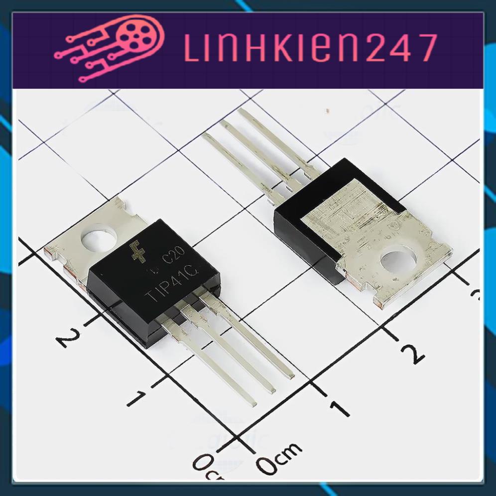 Transistor TIP41C TO220 NPN 6A 100V/ Tran NPN pin | Shopee Singapore