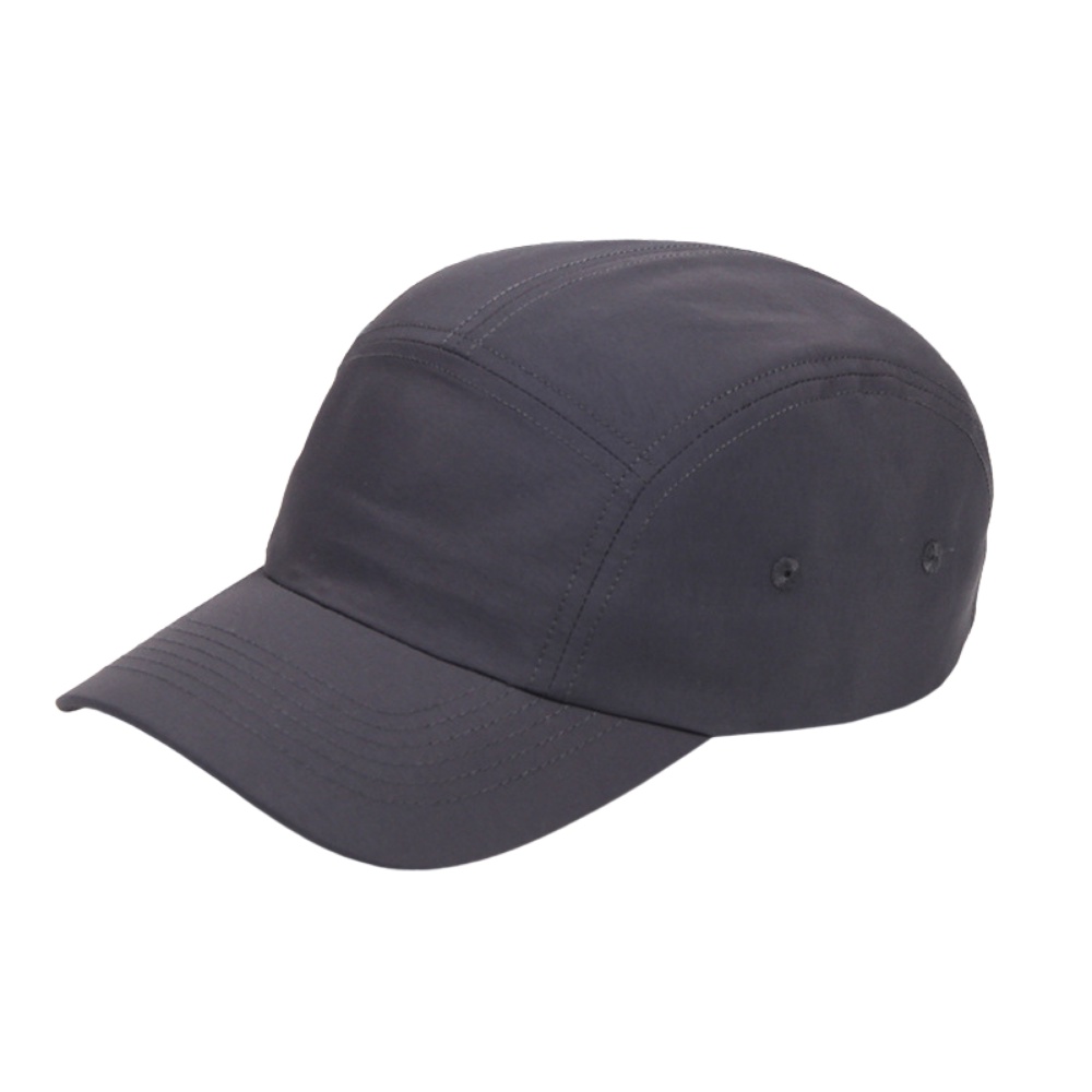 Basic Curve Brim Polyester Quick Dry Dri Fit Plain Blank 5 Five Panel ...