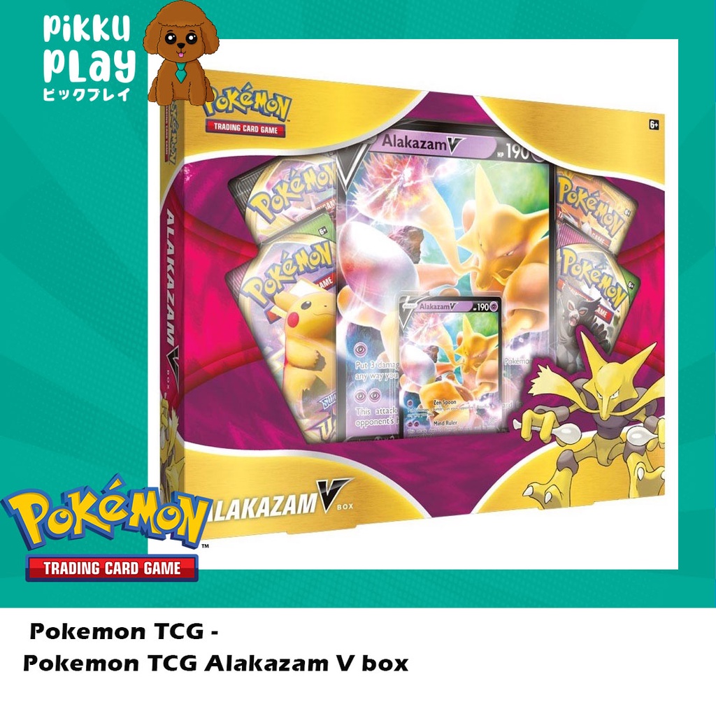 Pokemon TCG Alakazam V box Pokemon Trading Card | Shopee Singapore