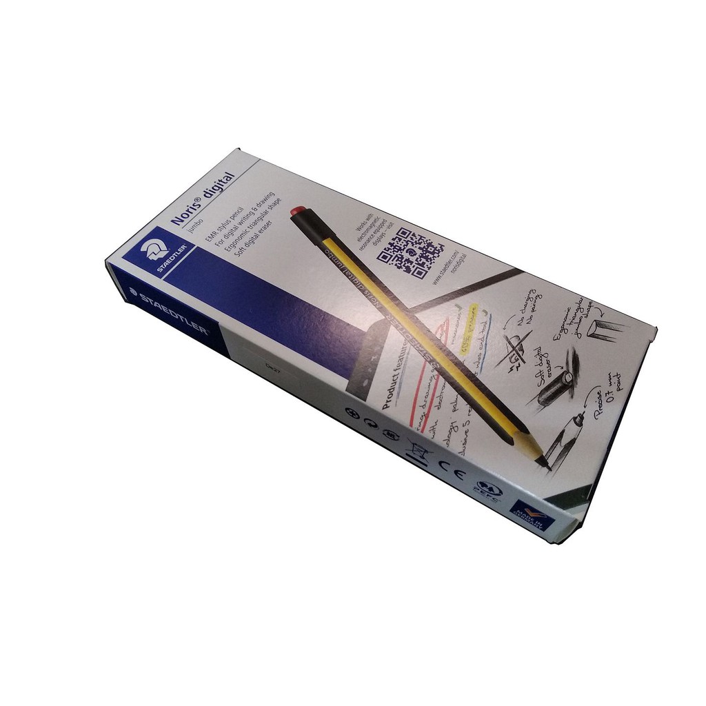 Staedtler Noris Digital Jumbo EMR Stylus with Soft Digital Eraser ...