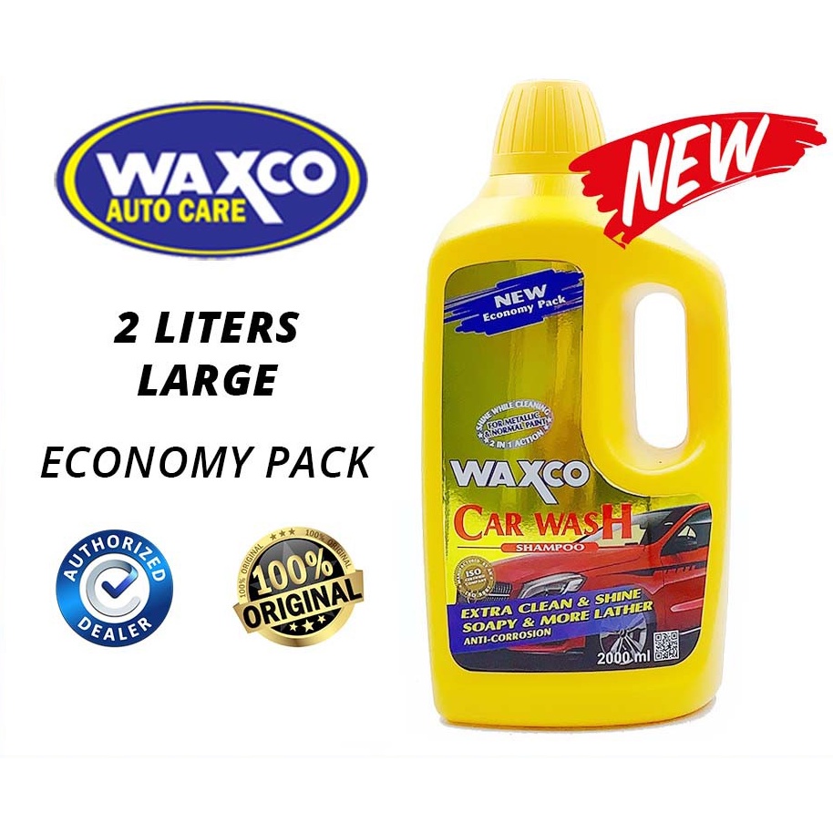Waxco Car Wash Shampoo 2000ML shampoo cuci kereta economy pack car ...