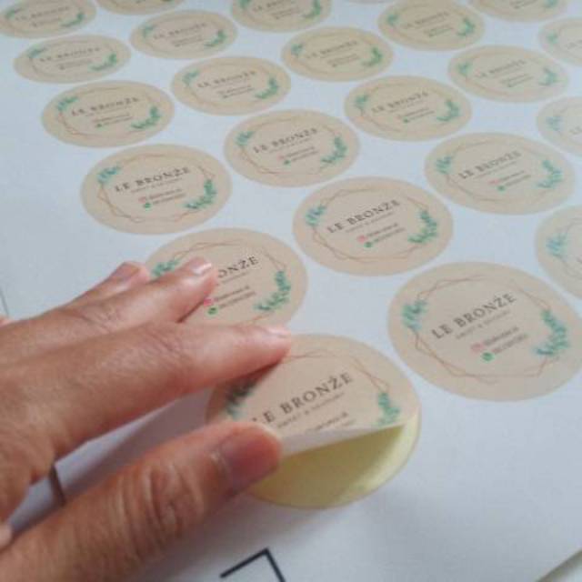 Print and Cut Label Stickers (OL Shop Logos ETC) | Shopee Singapore