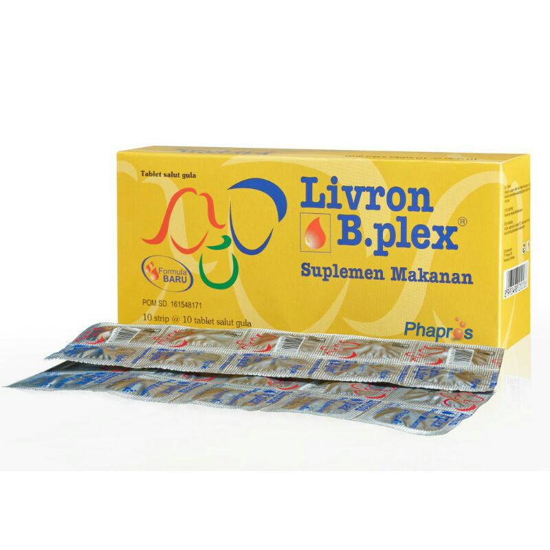 Livron b.plex 1 strip (Additional Blood, anemia, multivitamin B.Complex ...