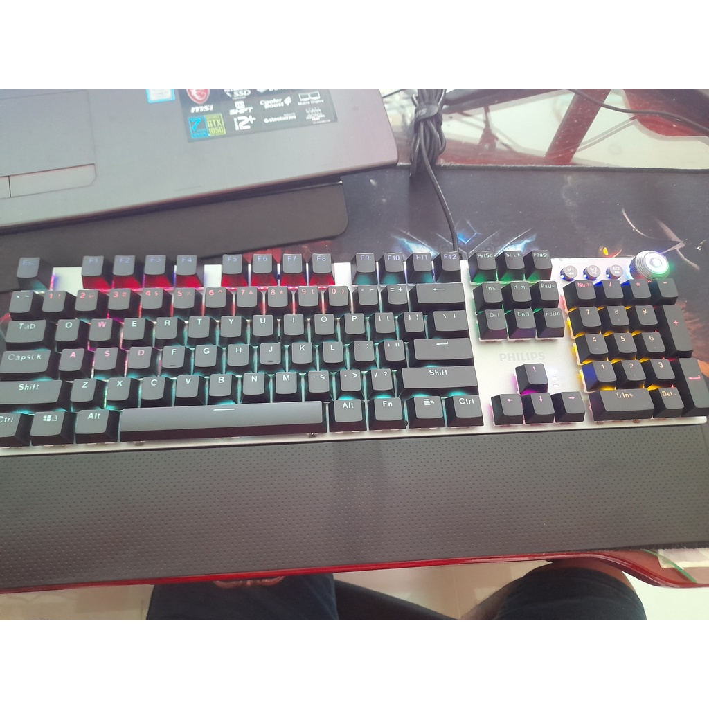 Philips SPK Mechanical Keyboard | Shopee Singapore