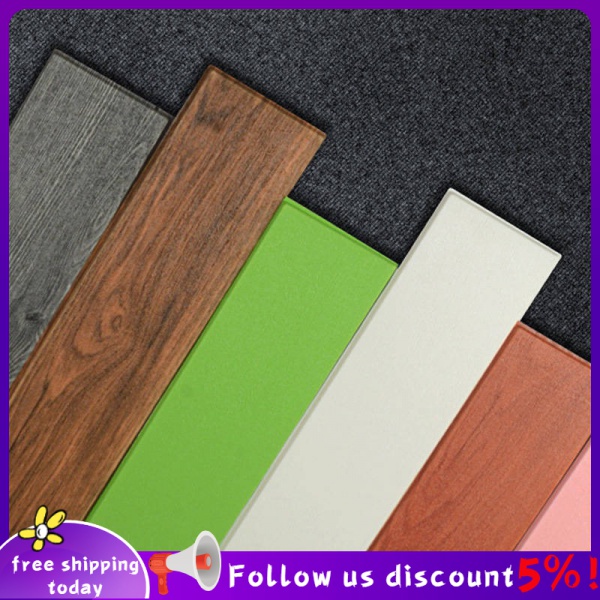 Se7ven+ PVC skirting self-adhesive wood grain wall stickers living room ...