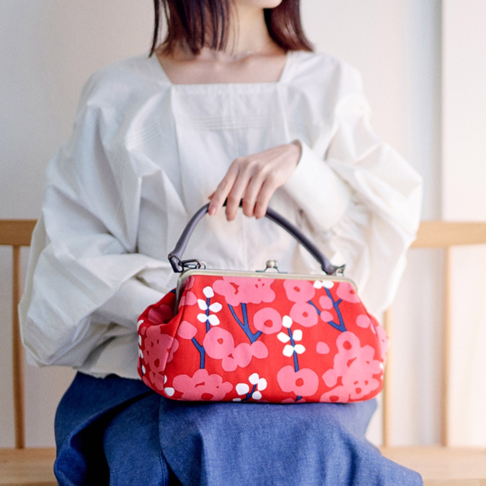 【Direct from Japan】inokichi horizontally long Gamaguchi-Bag ...