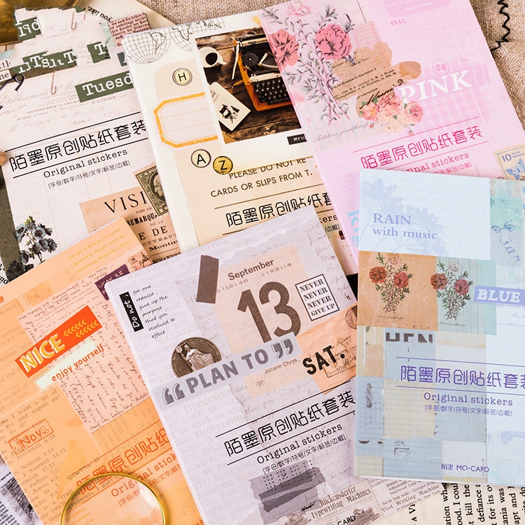 Material Sticker Set Basic Pattern Sticker Collection And Paper ...