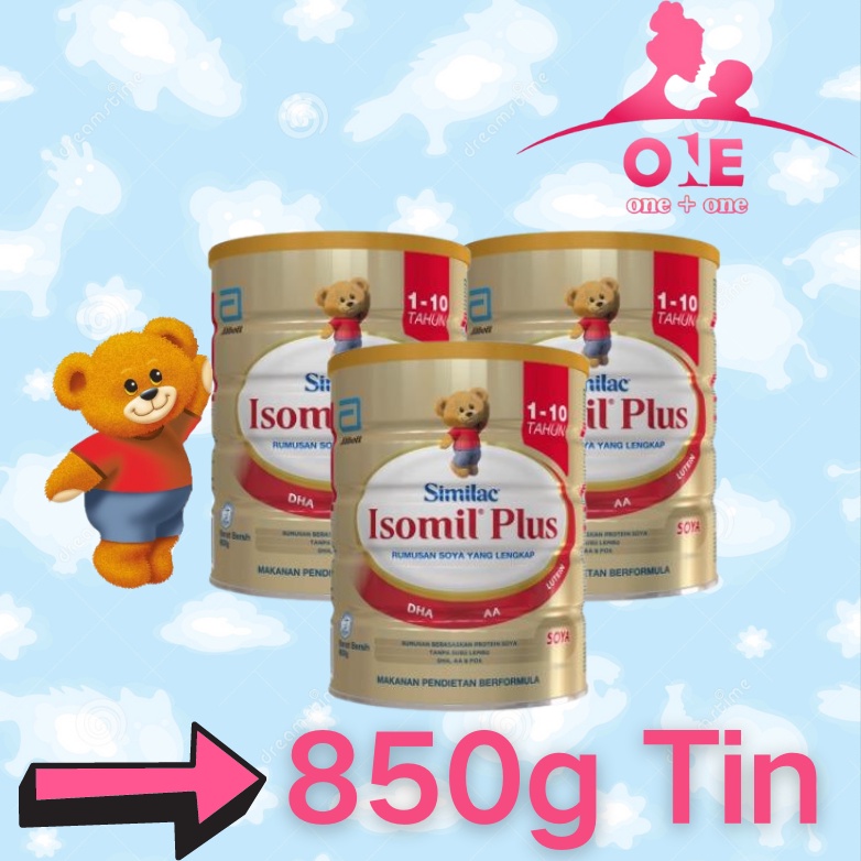 Abbott Isomil Plus 850g Tin (1-10 Years) | Shopee Singapore