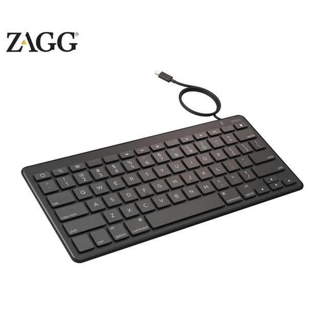 ZAGG Wired Lightning Keyboard (Black) | Shopee Singapore