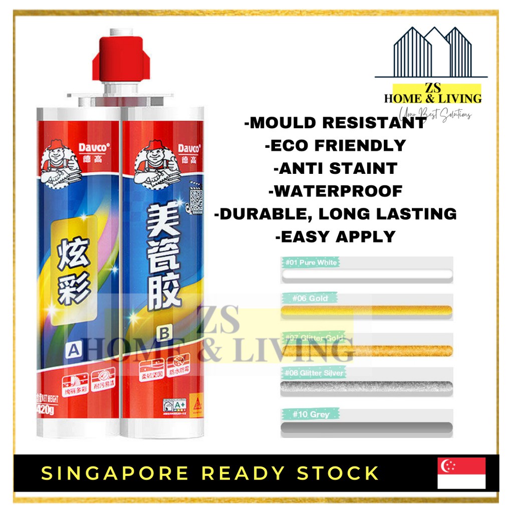 DAVCO EPOXY COLOURED GROUT / DAVCO EPOXY GROUT TOOL KIT/ Gap Filler ...