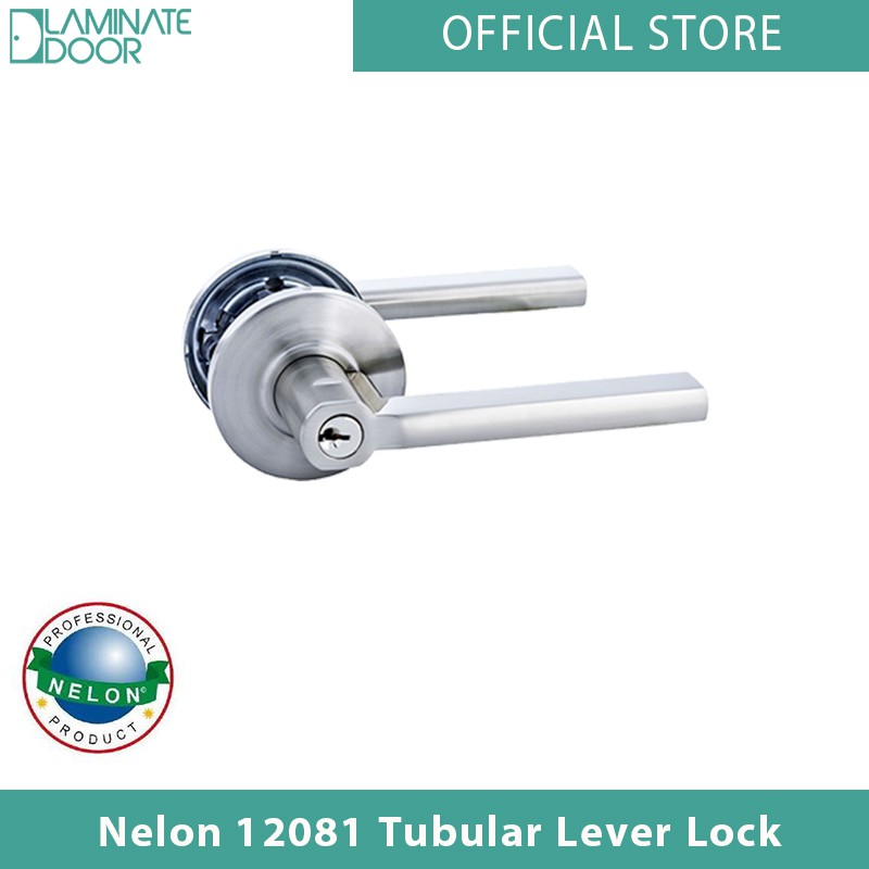 Nelon 12081 Series Tubular Lever Handle Lockset | Shopee Singapore