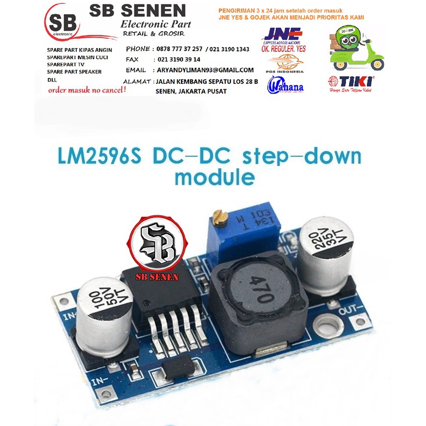 Lm2596s LM2596S LM2596 DC-DC 3-40V ADJUSTABLE STEP DOWN Buck Converter ...