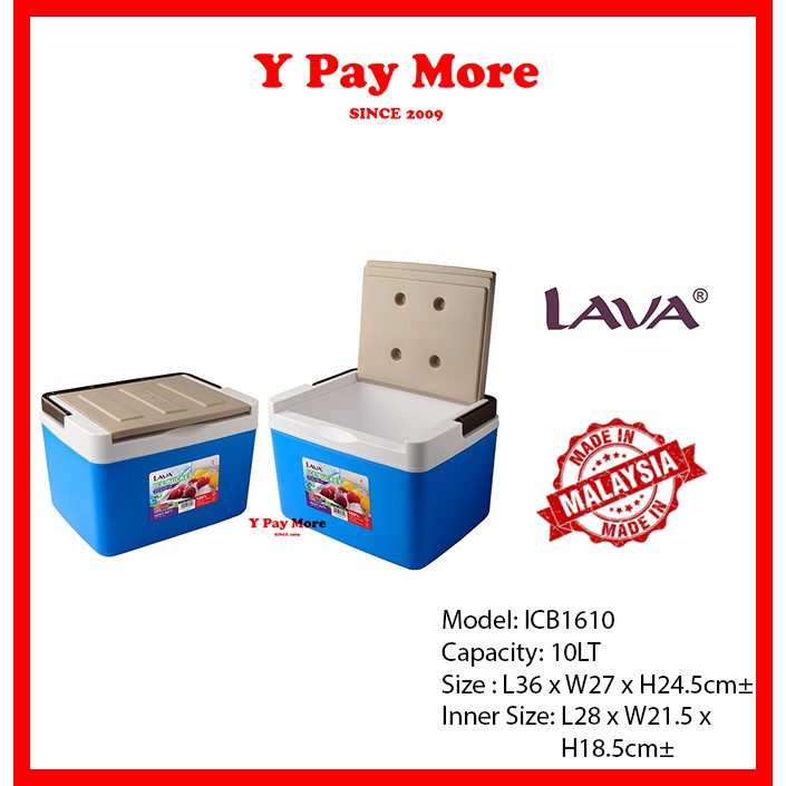 Lava 10LT / 20LT Cooler Box / Ice Box / Ice bucket / Picnic box ...