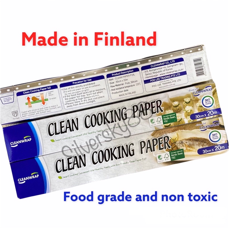 Baking Paper Parchment microwave oven use food grade paper clean ...