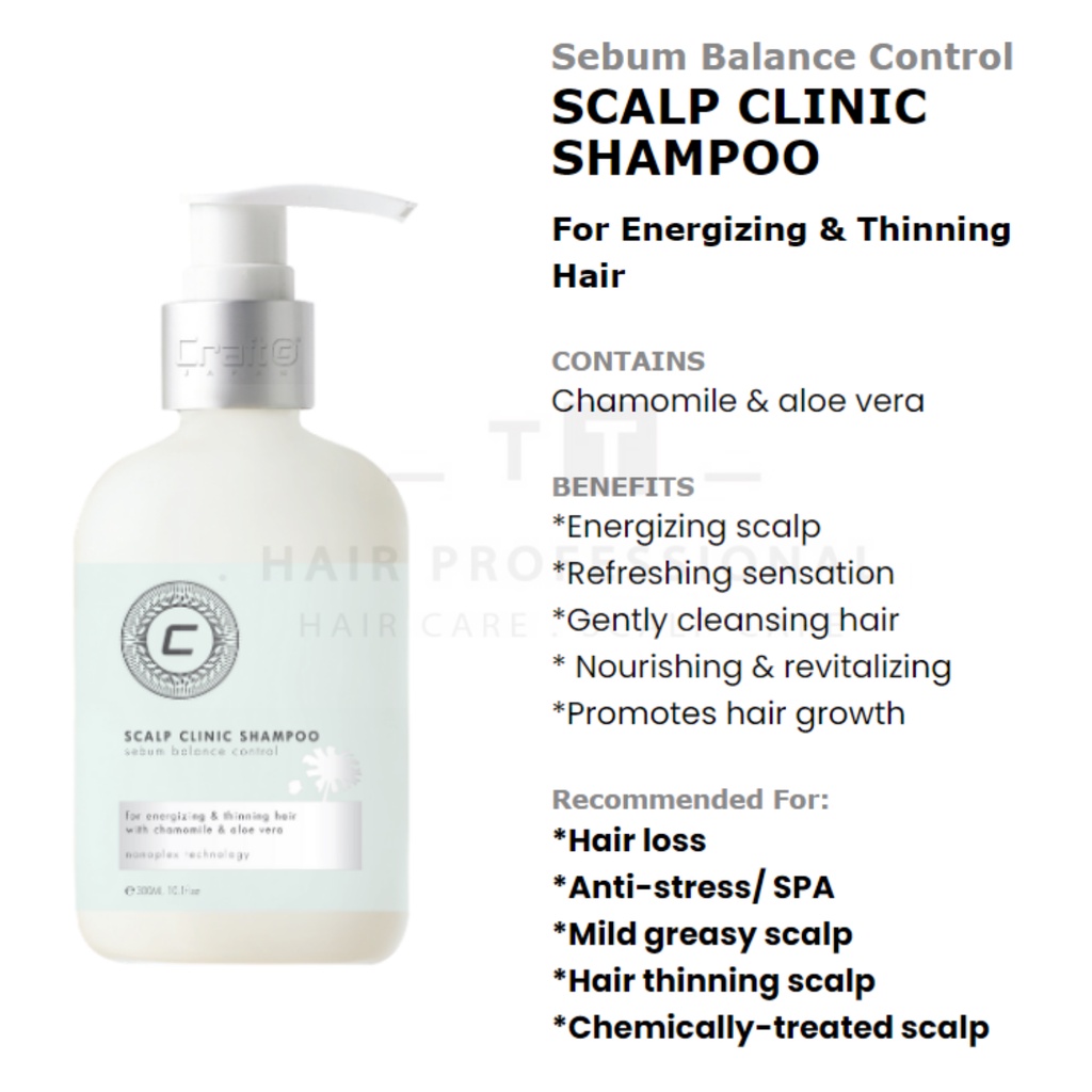 Craft Scalp Clinic Shampoo 50ml 300ml 1000ml ( For Energizing ...