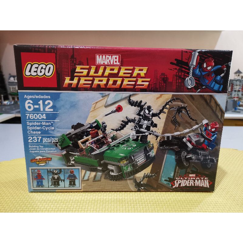 [BOB] 76004 Marvel LEGO Super Heroes Spider-Man Spider-Cycle Chase New ...