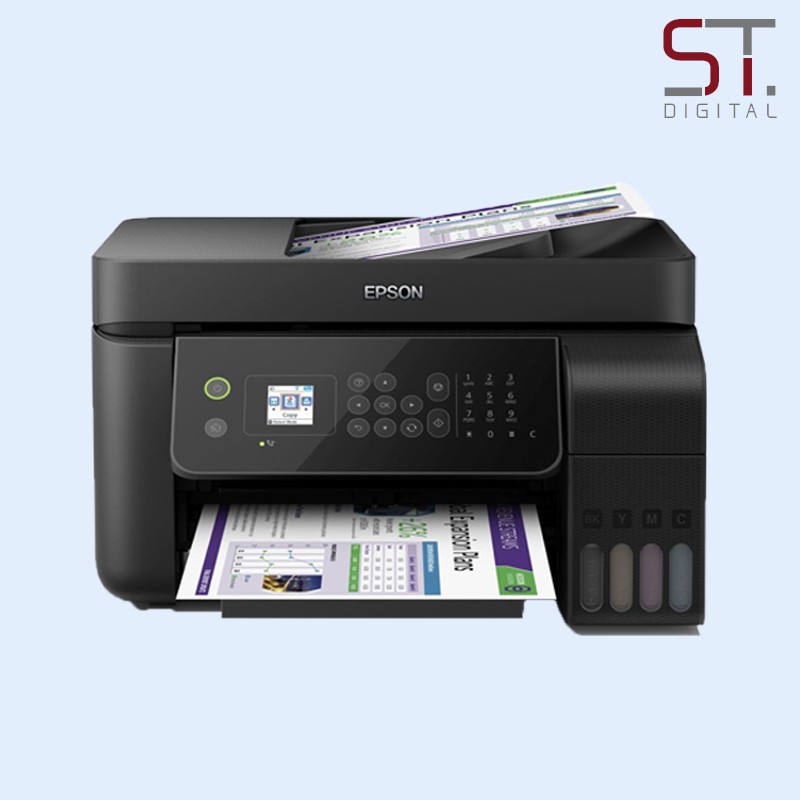 Epson L5190 Wi-Fi All-in-One Ink Tank Inkjet Colour Printer with ADF ...