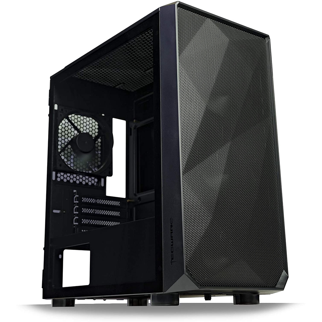 Tecware Forge M Black Gaming PC Case (Forge M MATX) TWCA-FORGEM-BK ...
