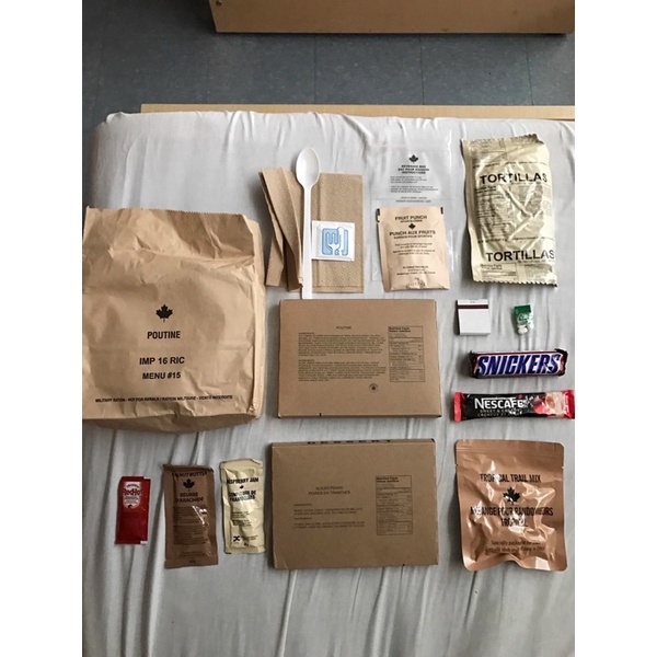 Mre Canadian military servings (1 pack) | Shopee Singapore