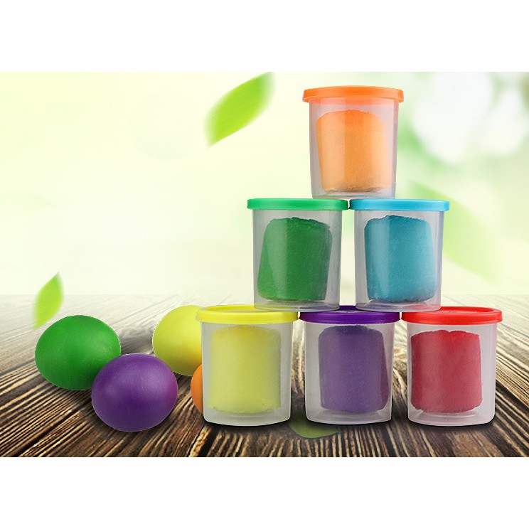 6pcs Kids Clay Dough Color Playdough Kids Clay Toy Kids Toys Colored ...