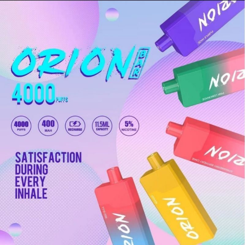 New Item Orion Bar 4000 Puff Disposable Orion 4000 Puff Ready Stock ...