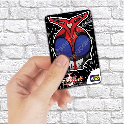 Kamen Rider Kabuto Masked Rider Head Tokusatsu Touch N Go Card Sticker ...