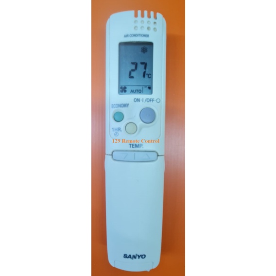 (Local Shop) Used Sanyo AirCon Original Remote Control For Model: RCS ... (Local Shop) Used Sanyo AirCon Original Remote Control For Model: RCS ...