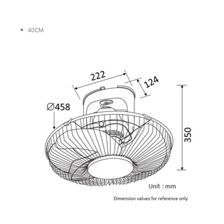 KDK M40RS 16" Orbital Fans * FAST DELIVERY * 1 YEAR LOCAL WARRANTY ...
