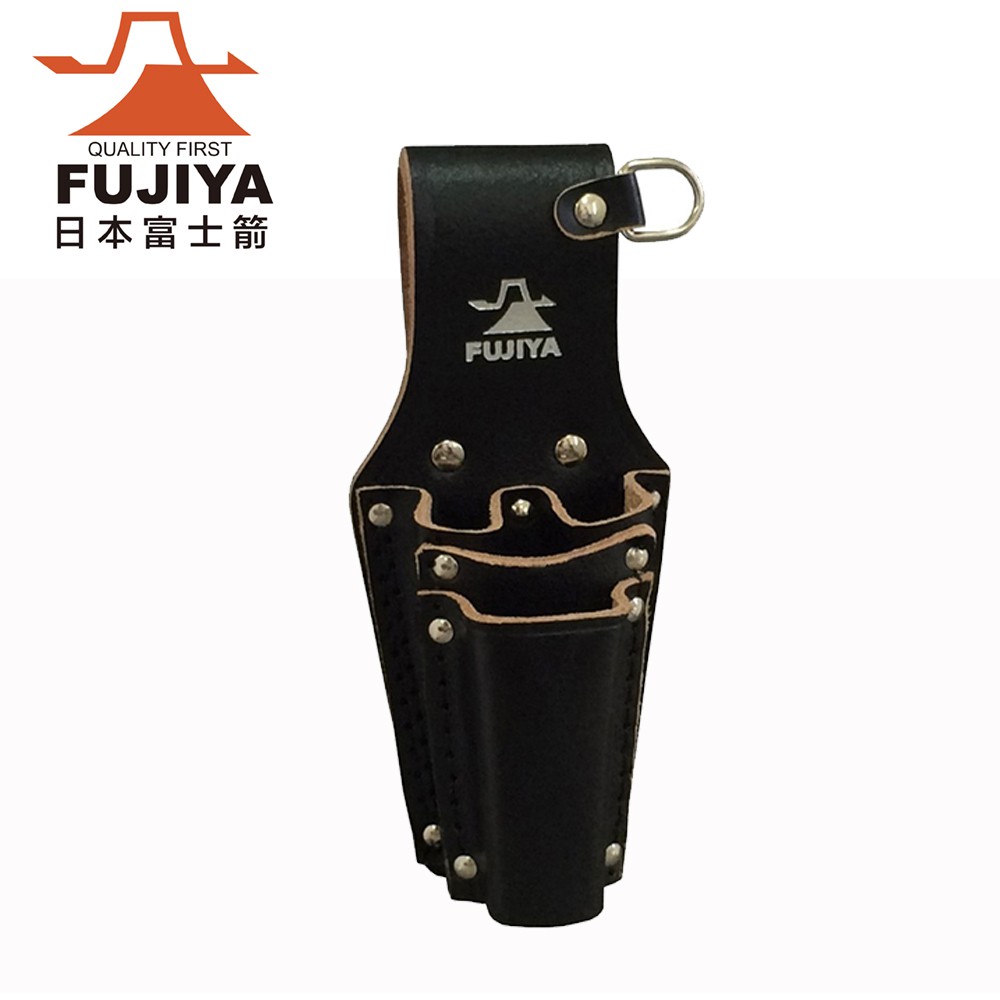 [Japan Fujiya Fujiya] Premium Black Cowhide Waist Pliers+Screwdriver ...