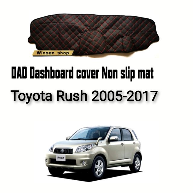 Toyota rush 2012 2017 dashboard cover Non slip mat Shopee Singapore