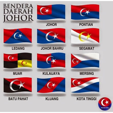 FreeEasy Bendera Johor / Bendera Johor Bahru Flag 2ftx4ft (60cmX120cm ...