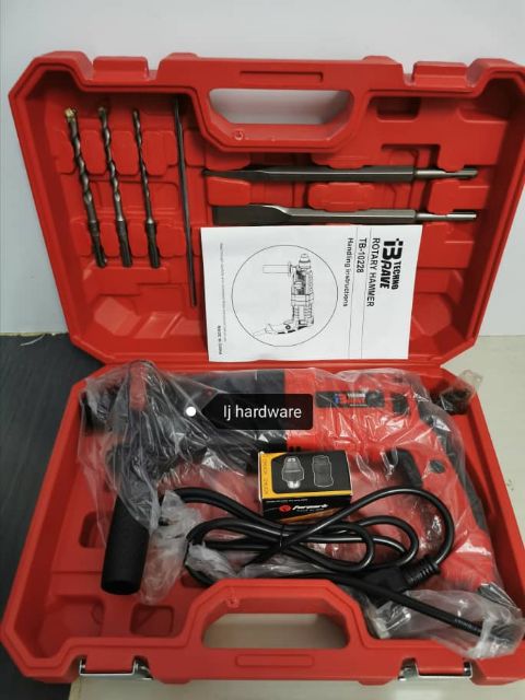 Techno Brave TB-10228 1000W Rotary Hammer Drill | Shopee Singapore
