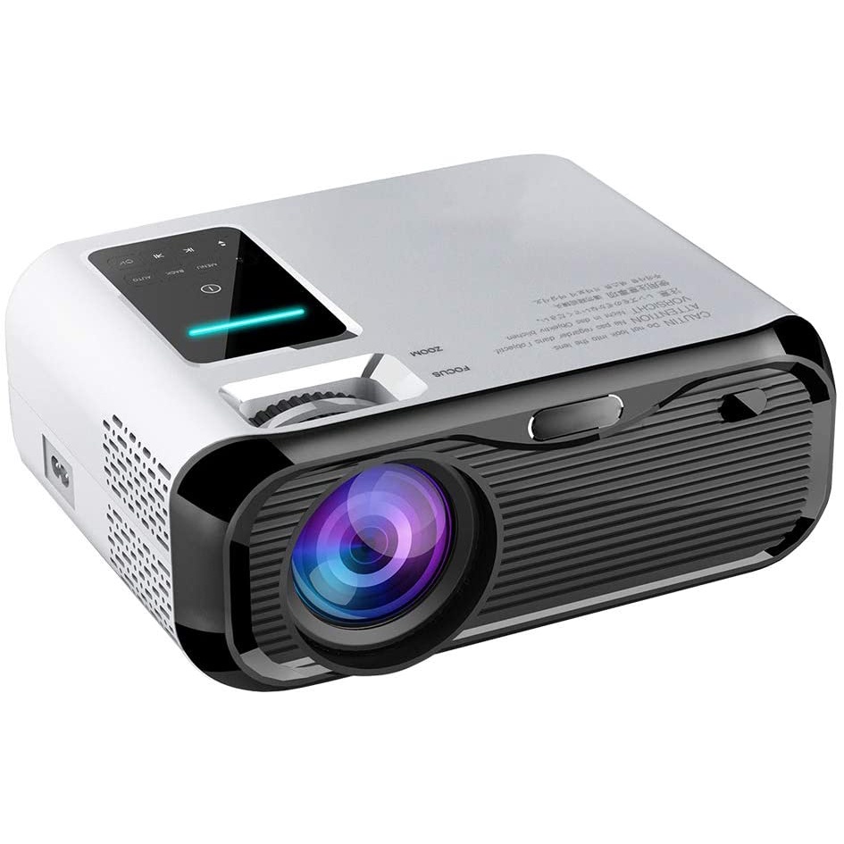 Ptvwire mini portable outdoor projector, HD movie led Video home ...