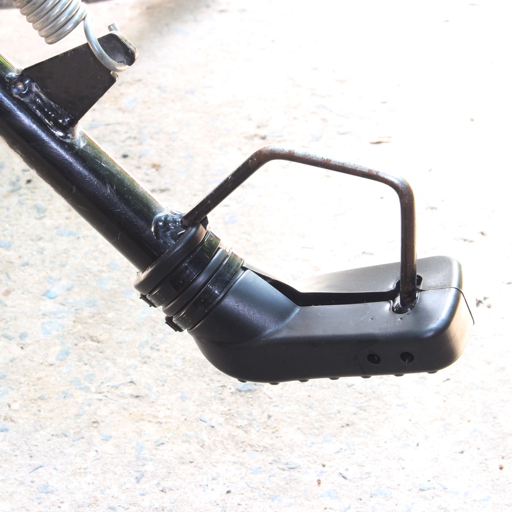Rubber motorcycle kickstand to prevent scratches on the floor - use on ...