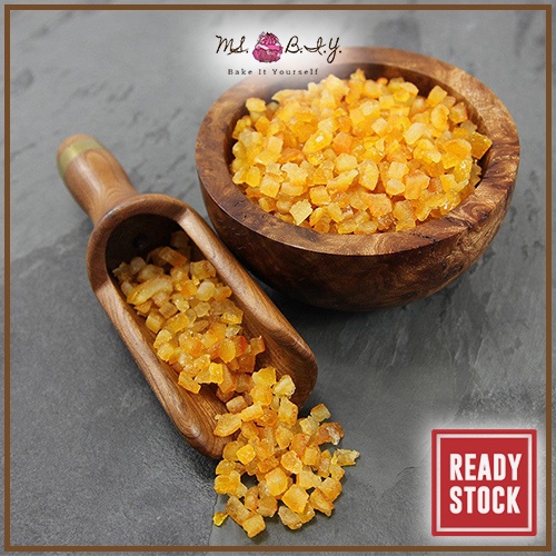 100/500g Orange Mixed Peel 橙皮干 Candied Orange Lemon Peel Mix Kulit ...