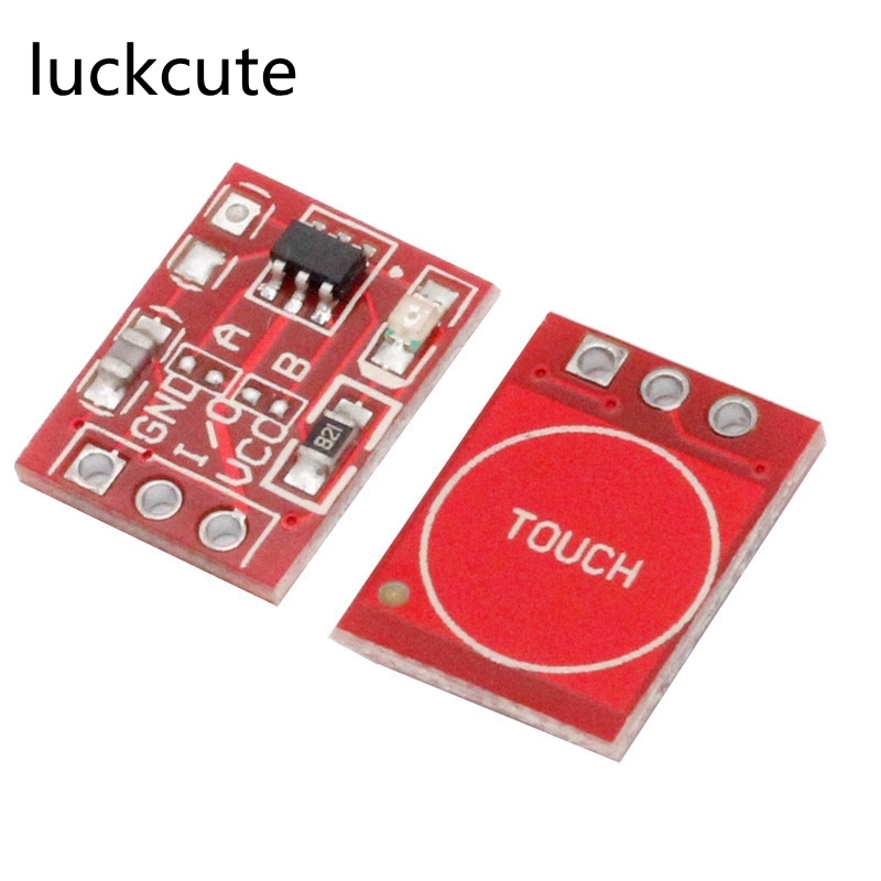 10PCS NEW TTP223 Touch button Module Capacitor type Single Channel Self ...
