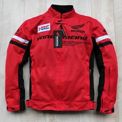 Motorcycle off road Honda Racing Safety Riding Jacket Protection Body ...