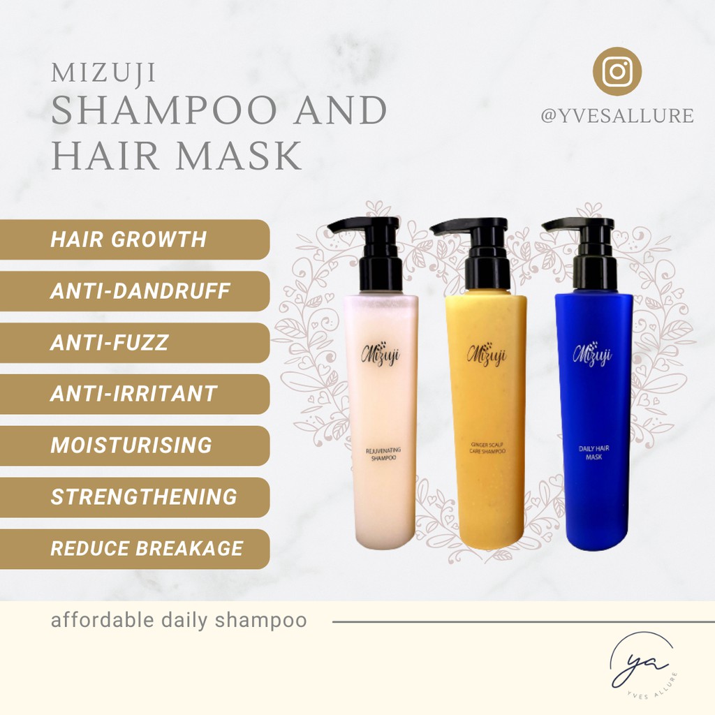 【FREE GIFT】 Anti-hair loss & Anti-dandruff • Mizuji Ginger Scalp Care ...