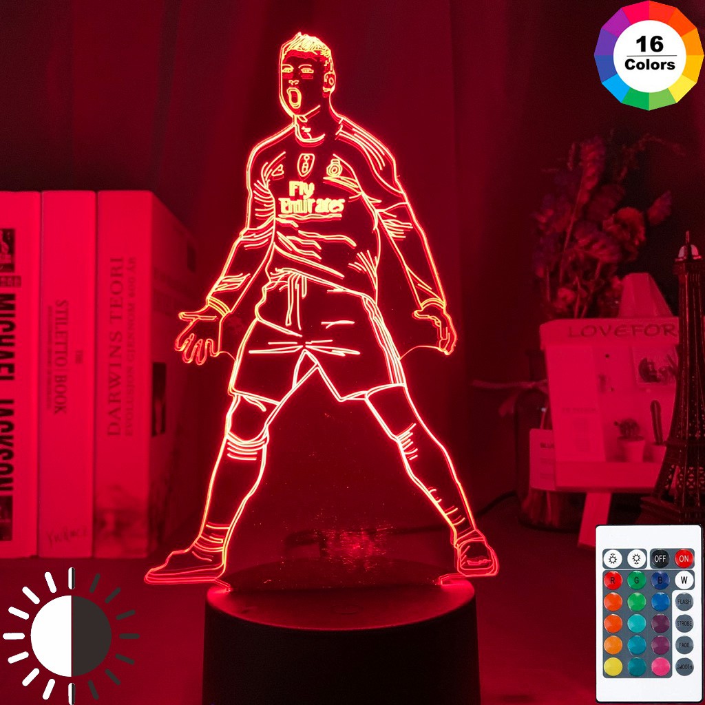 Cristiano Ronaldo Figure Led Night Light for Home Decor Touch Sensor ...