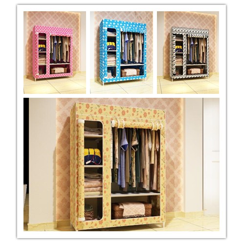 New Multifunction Wardrobe / Wardrobe Rack (can Be Washed 02cx ...