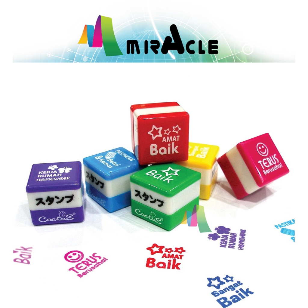 Teacher Self Inking Stamp/ Cop Sekolah/ Rubber Stamp Cop Getah/ Color ...