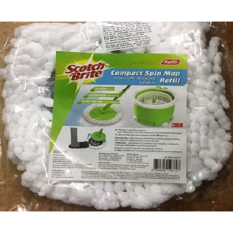 3M brass mop replacement 360 Scotch Brite mop set | Shopee Singapore