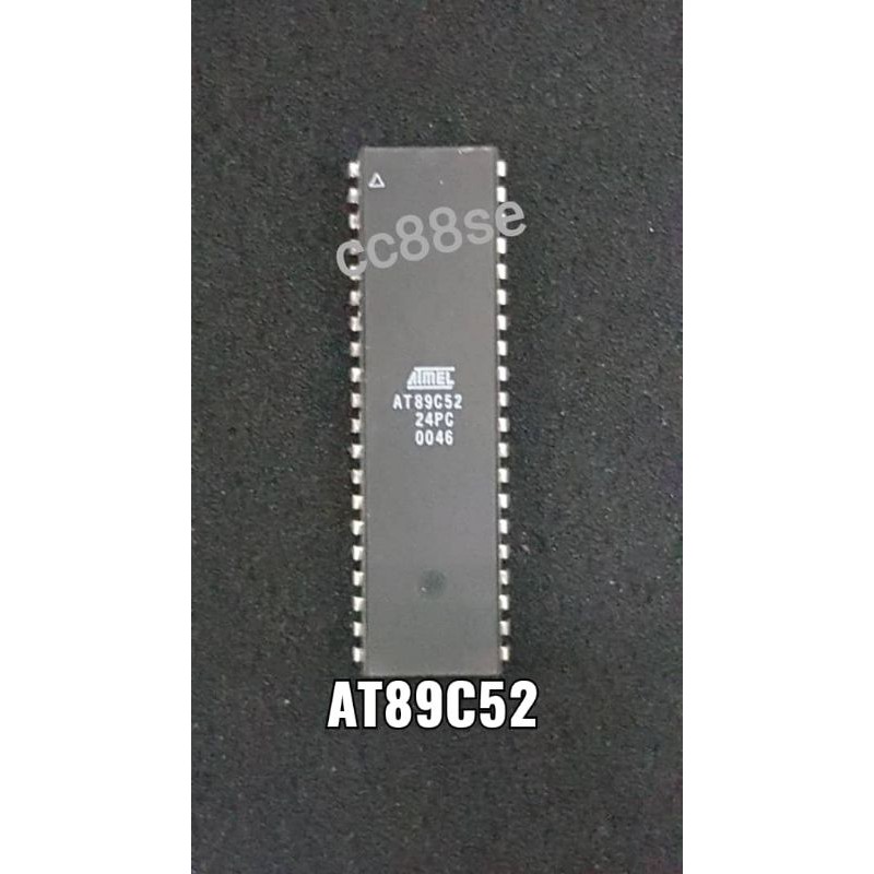 AT89C52 89C52 8-Bit Microcontroller whit 4K Bytes Flash ATMEL IC DIP-40 ...