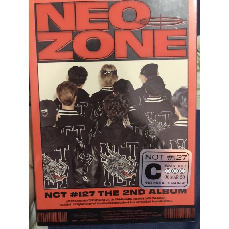 Album Nct 127 Neozone C Version (Album Only) | Shopee Singapore