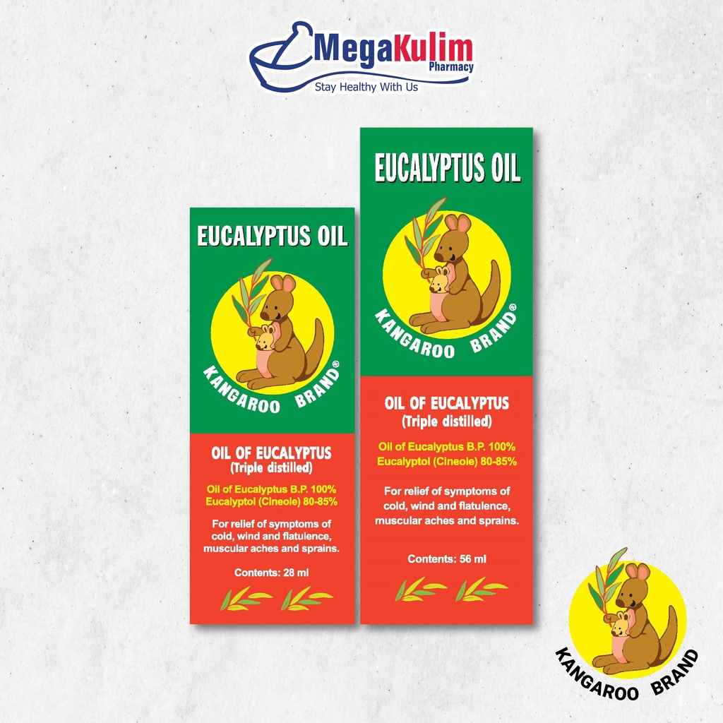 Kangaroo Brand Eucalyptus Oil (28mL / 56mL) | Shopee Singapore