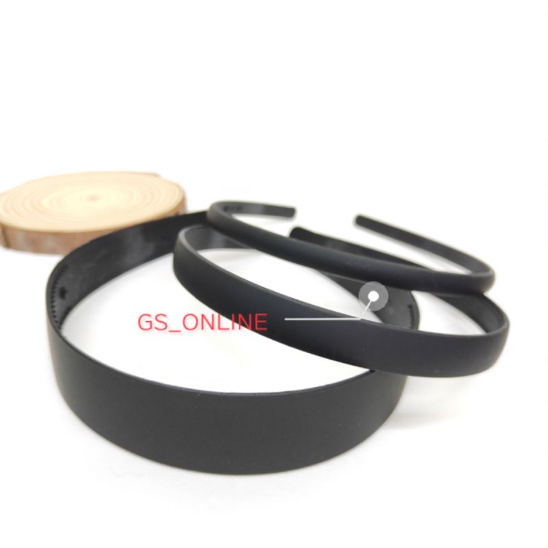 Unisex Matte Black Plastic Teeth Hairband Cekak Rambut Getah Plastik ...